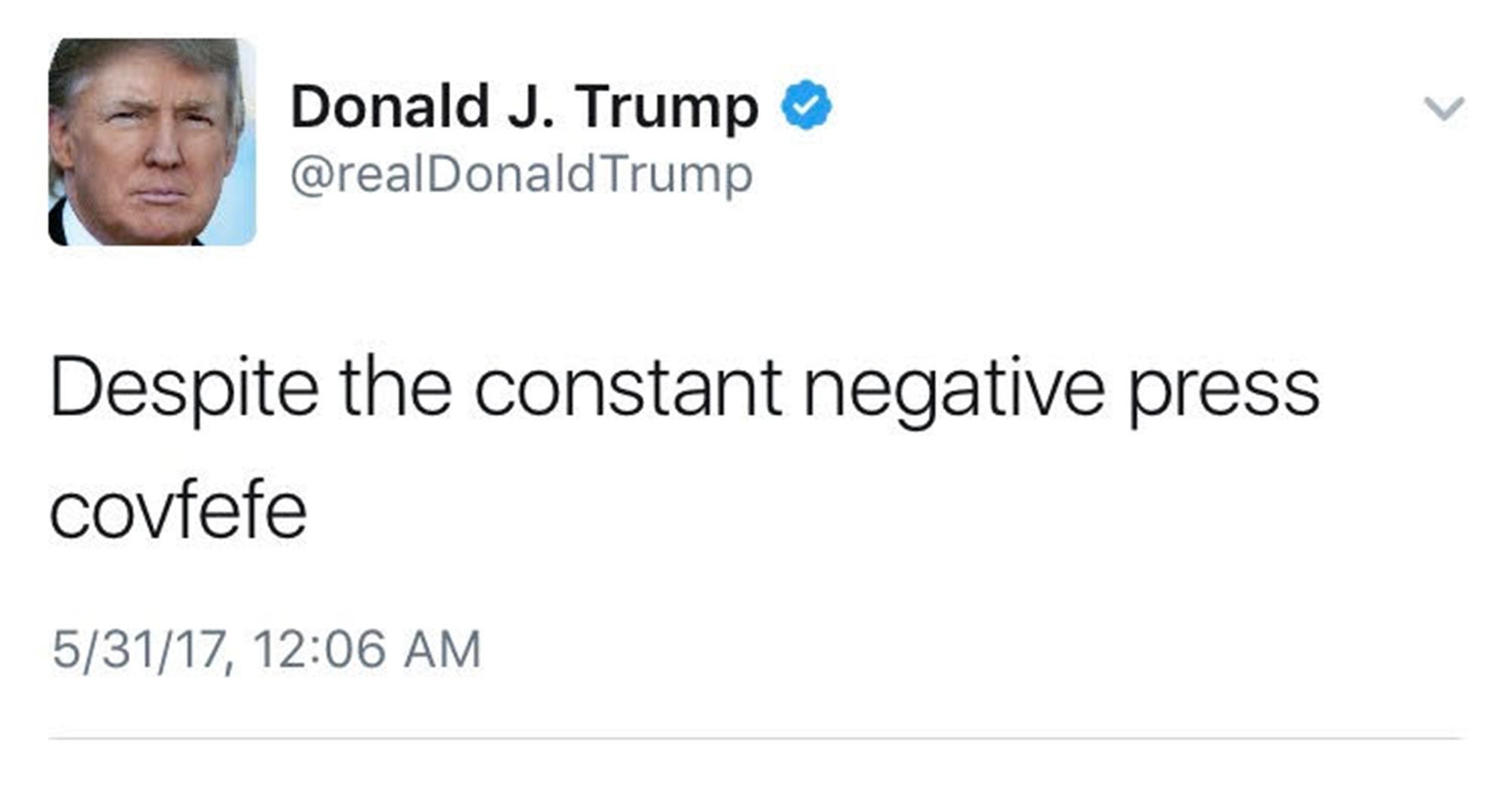 Covfefe Meaning President Trump Tweet Definition Memes