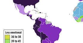 Most Emotional Countries — Emotions Survey