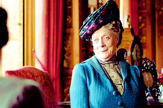 Downton Abbey Dowager Countess Gifs