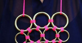 Neon Necklace DIY - DIY Jewelry