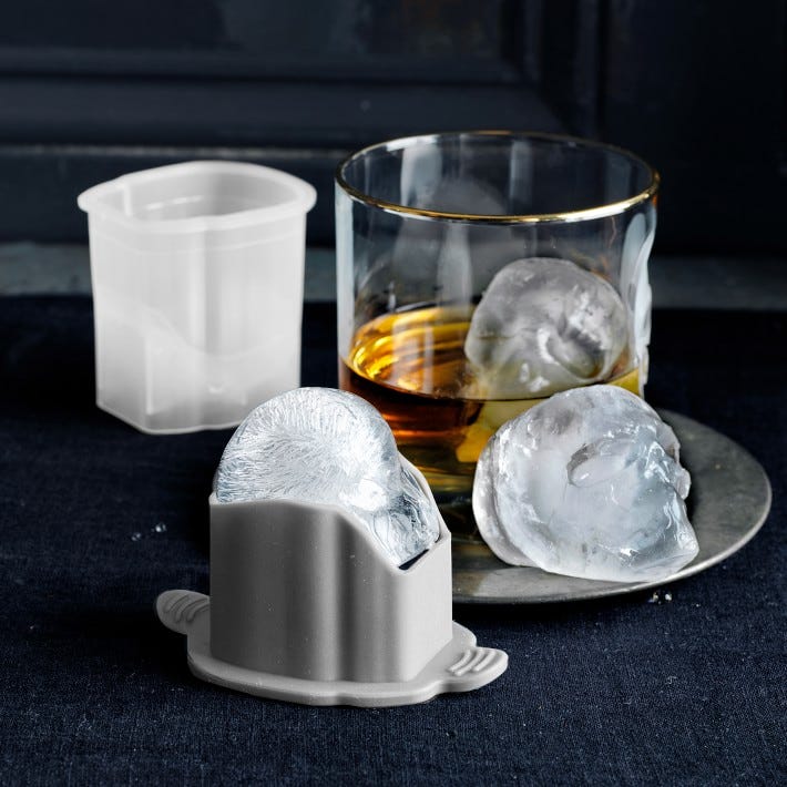 Williams Sonoma + Novelty Ice Mold, Set of 2, Skull