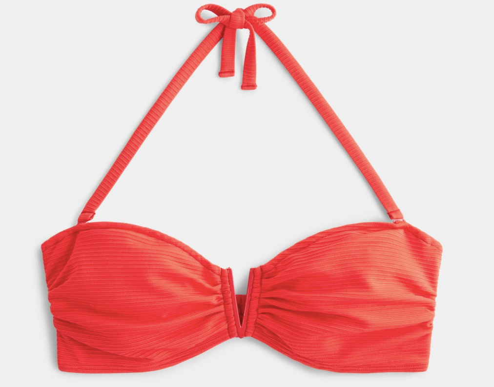 Violeta By Mango + Bandeau Bikini Top