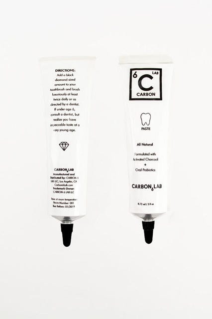 Carbon6Lab + Black Toothpaste