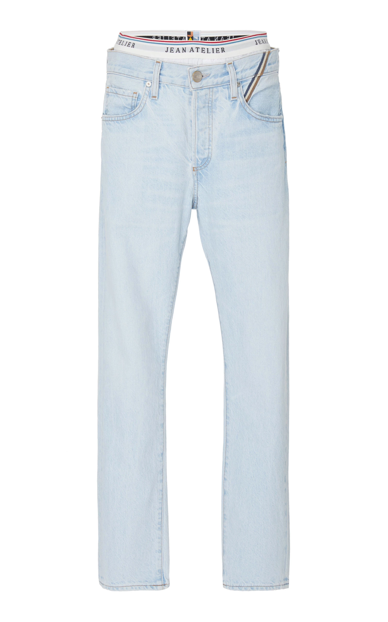 Jean Atelier + Brief Straight Leg Jeans