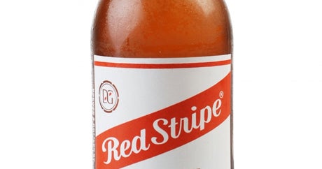 Red Stripe Burst Raspberry Beer