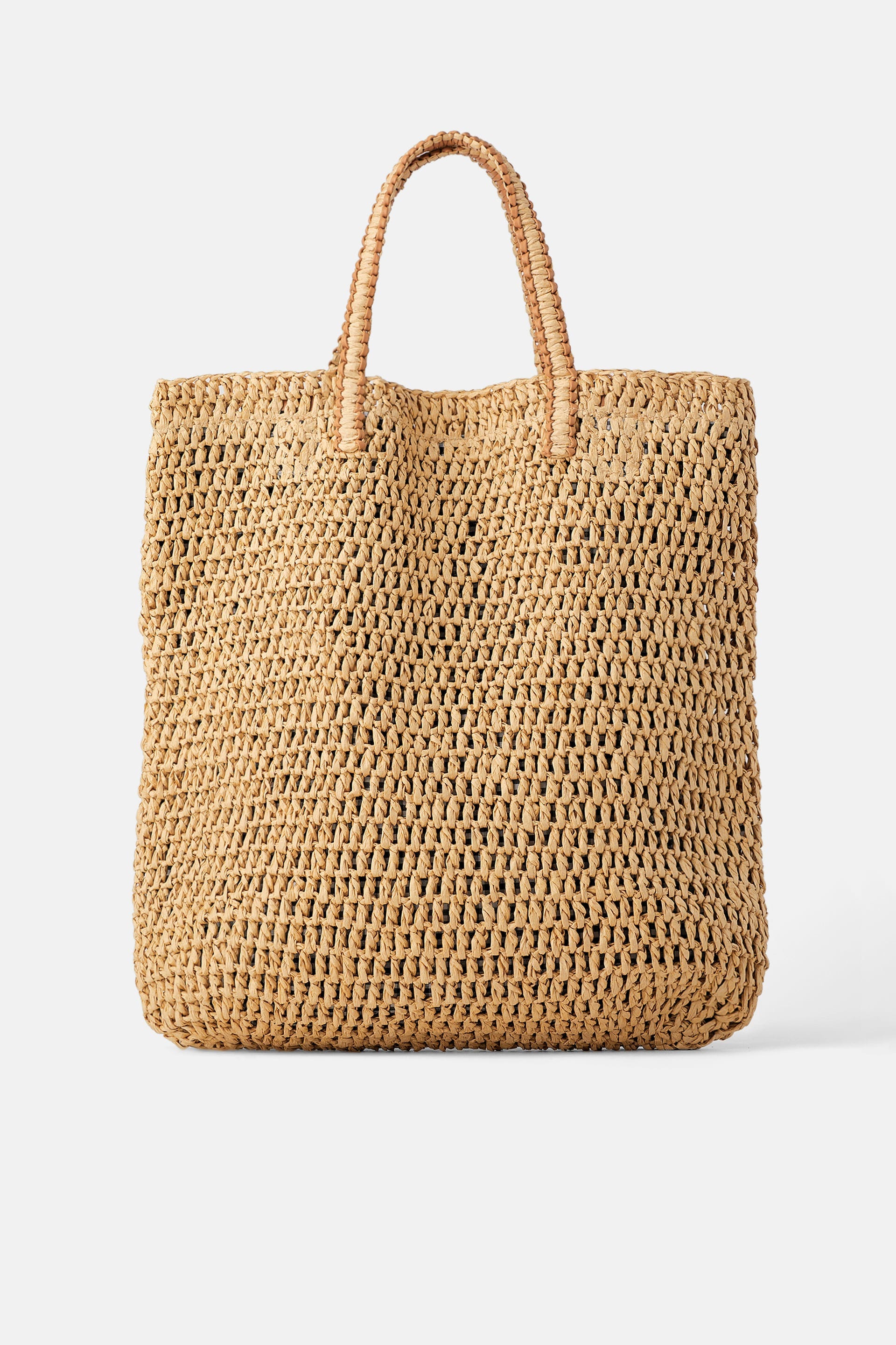 Zara + Woven Paper Shopper