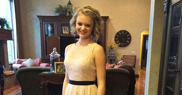 Gabi Finalyson Inappropriate Prom Dress