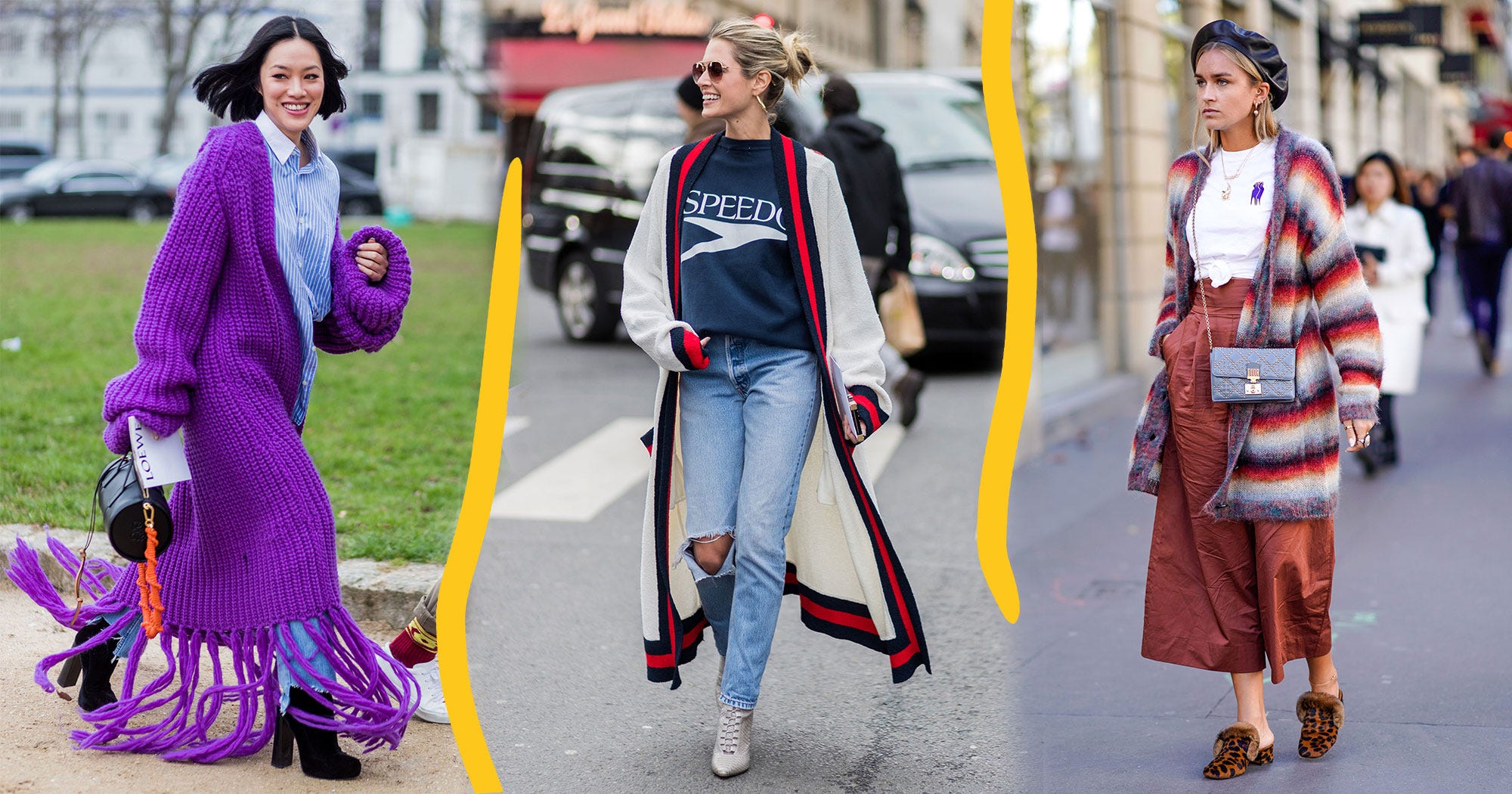 Long Cardigan Sweaters Fall 2017 Trend