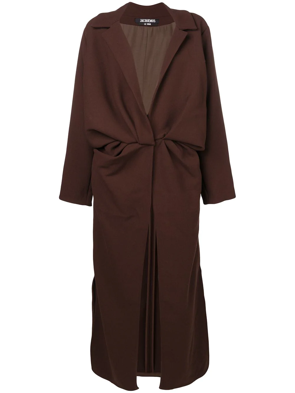 Jacquemus + Ruched Long Length Coat