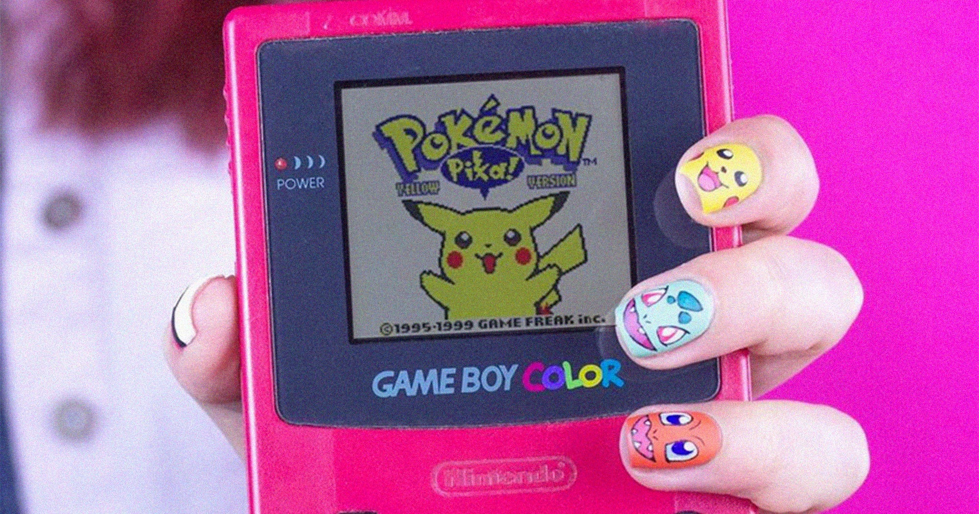 Nintendo Pokemon Go Inspired Nails