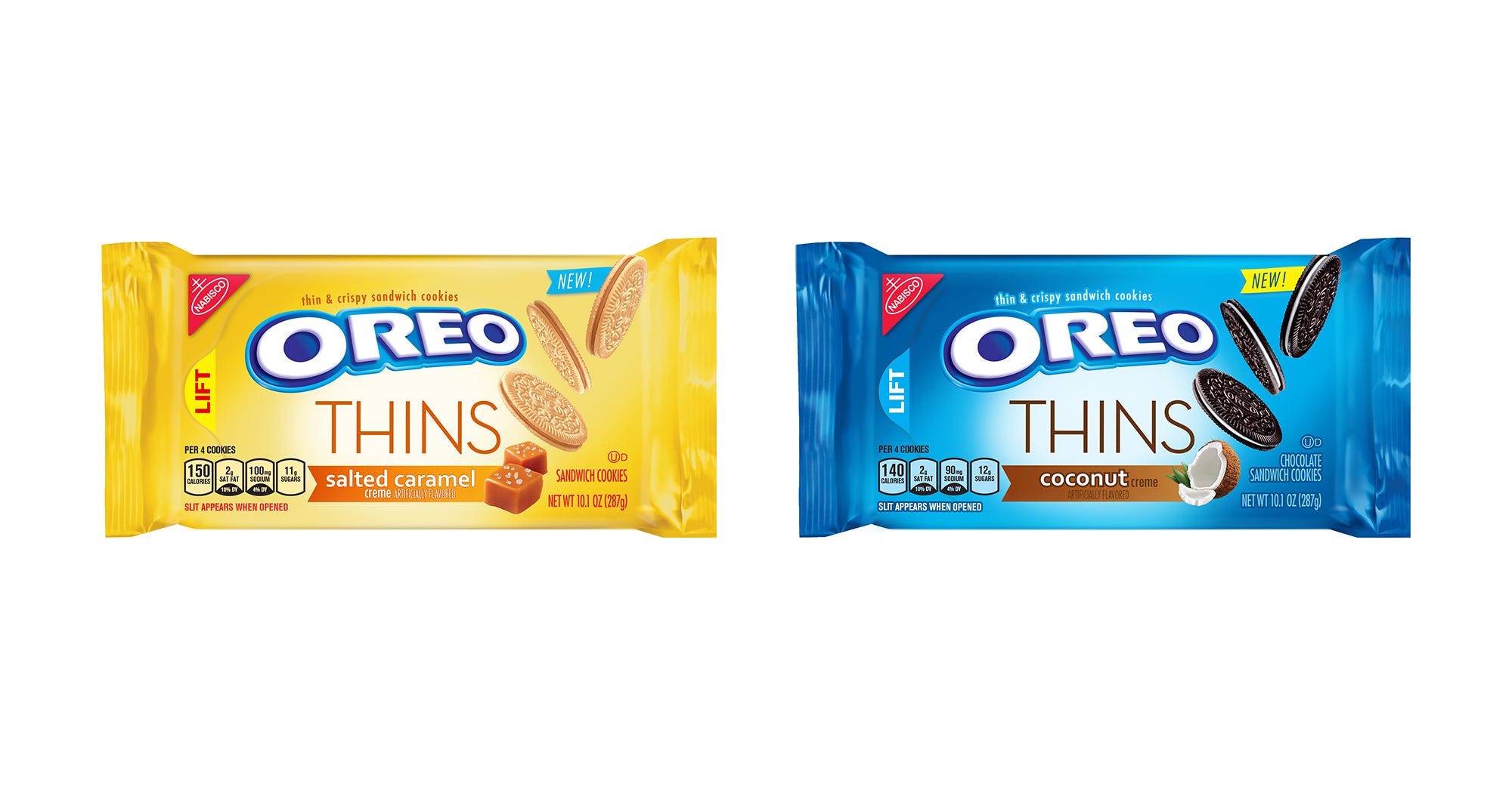New Oreo Thins Flavors - Salted Caramel, Coconut