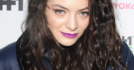 Lorde Purple Lipstick - Best New Lip Shades 2013