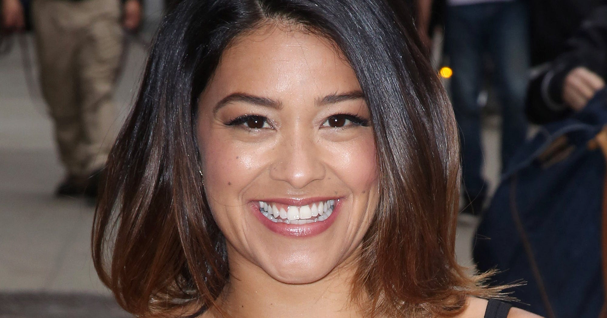Gina Rodriguez Photo With Brad Pitt Stephen Colbert