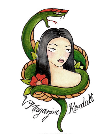 Jenai Chin Tattoos Kendall Jenner Shows Off Huge Tattoo For V Magazine