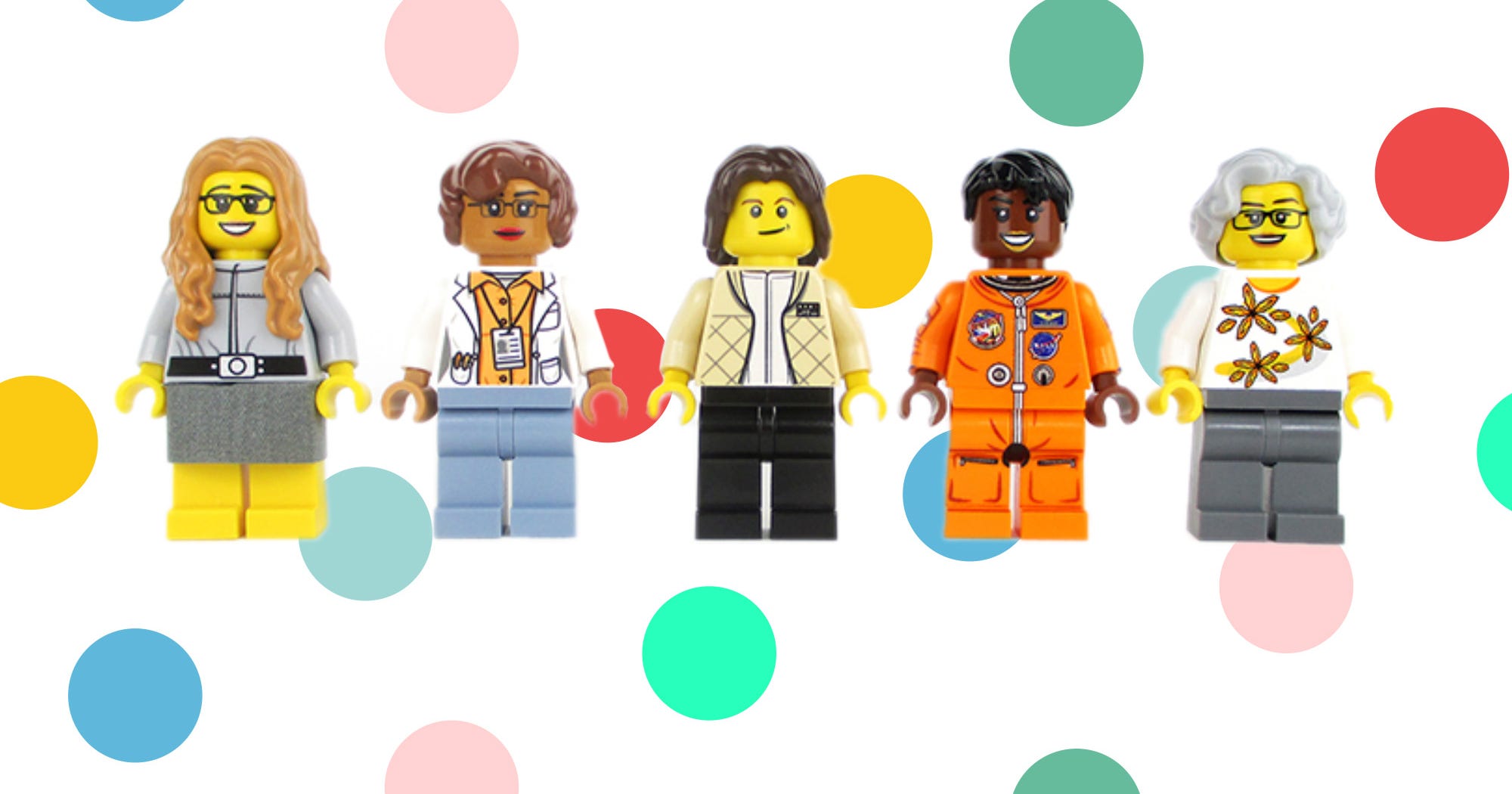 Lego Women Nasa Minifig Set Hidden Figures