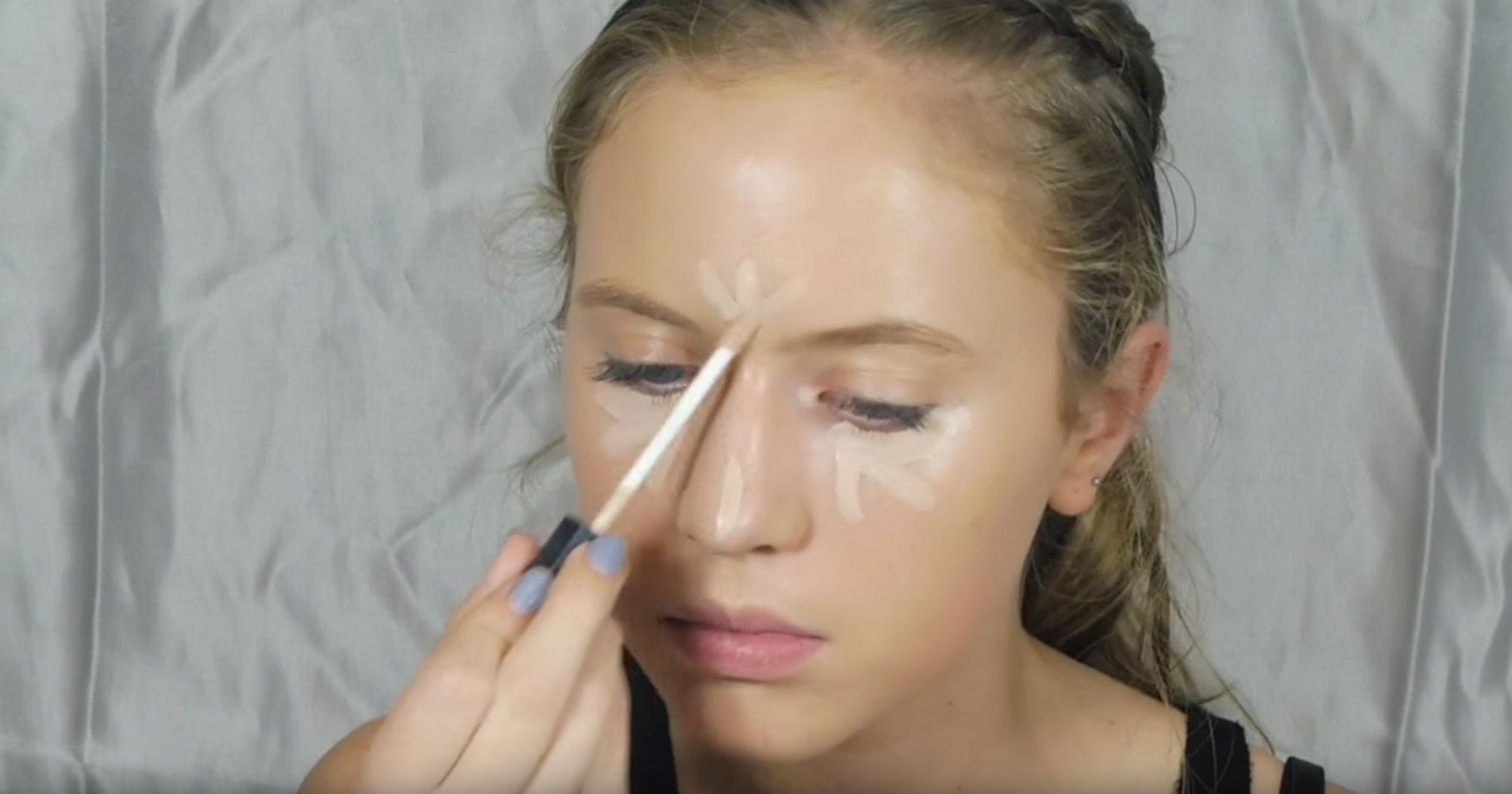 Funny Dad Voiceover Daughter Makeup Tutorial Video