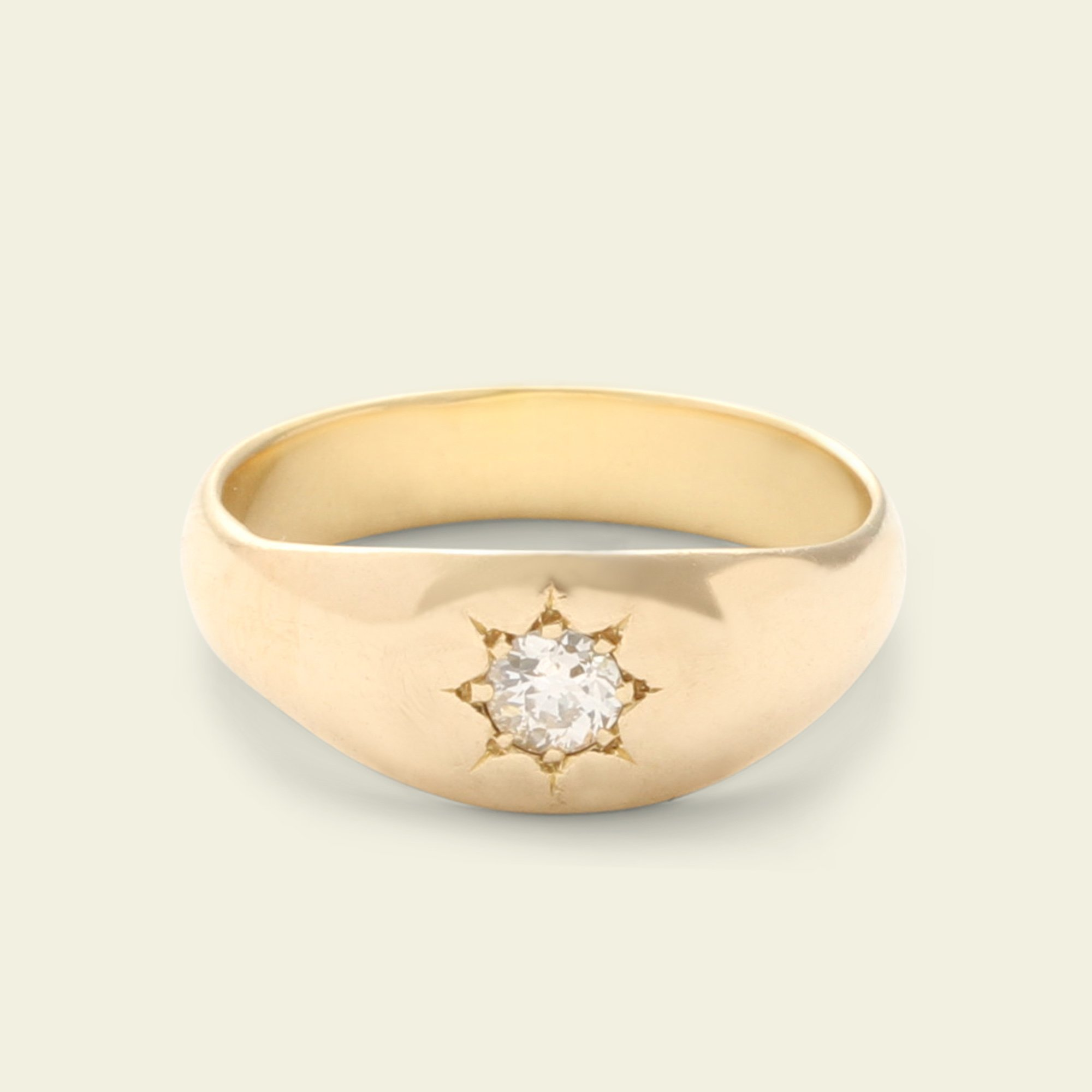 Erica Weiner + Victorian Gypsy Star Diamond Solitaire