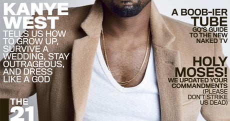 Kanye West On GQ Cover - August 2014