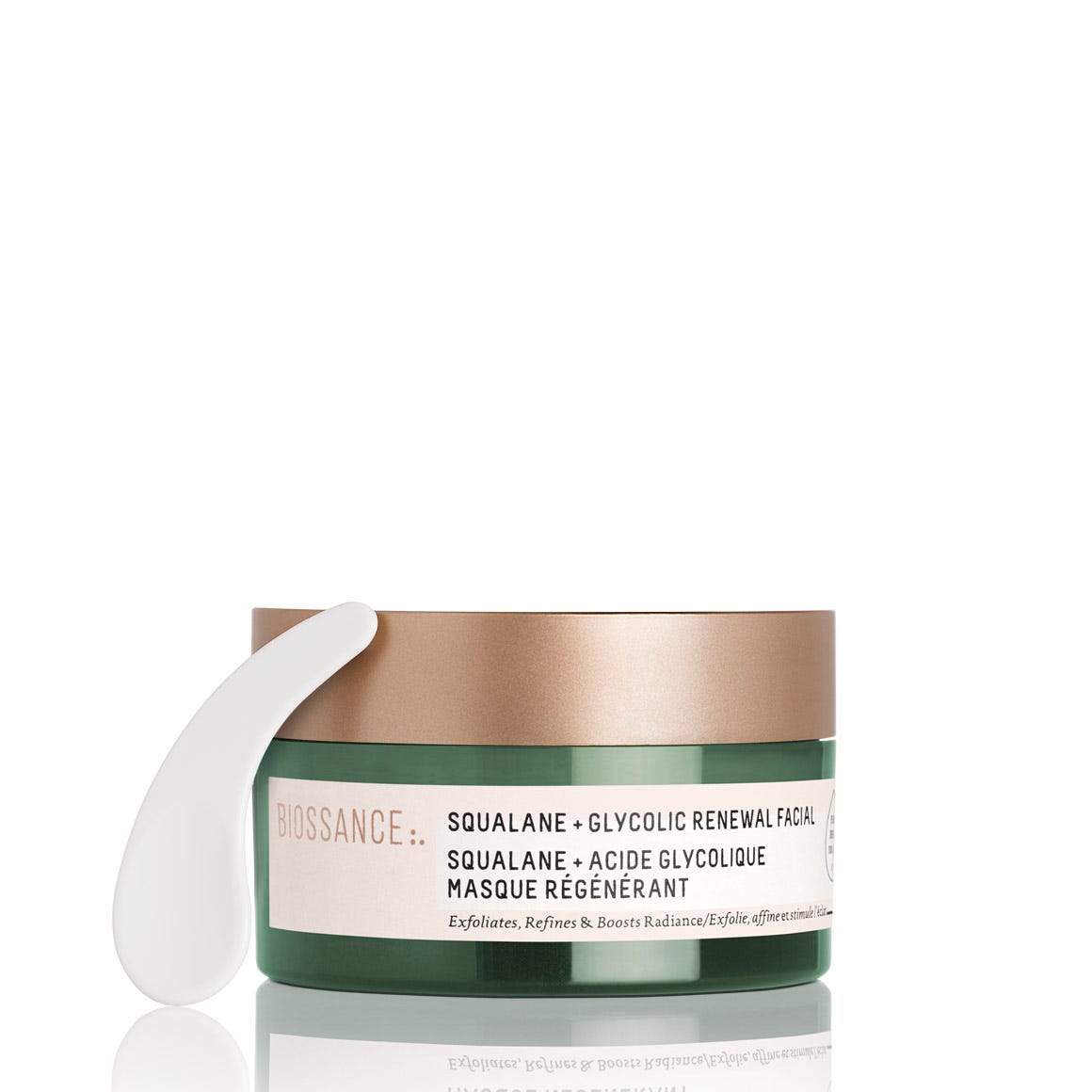Biossance + Squalane + Glycolic Renewal Facial