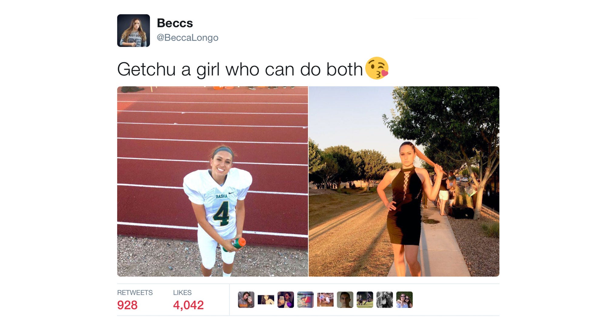 Girl Makes College Football History Becca Longo Kicker