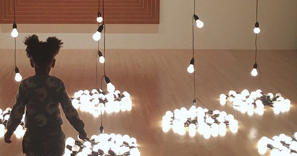 Solange Knowles Blue Ivy Carter MOCA Visit