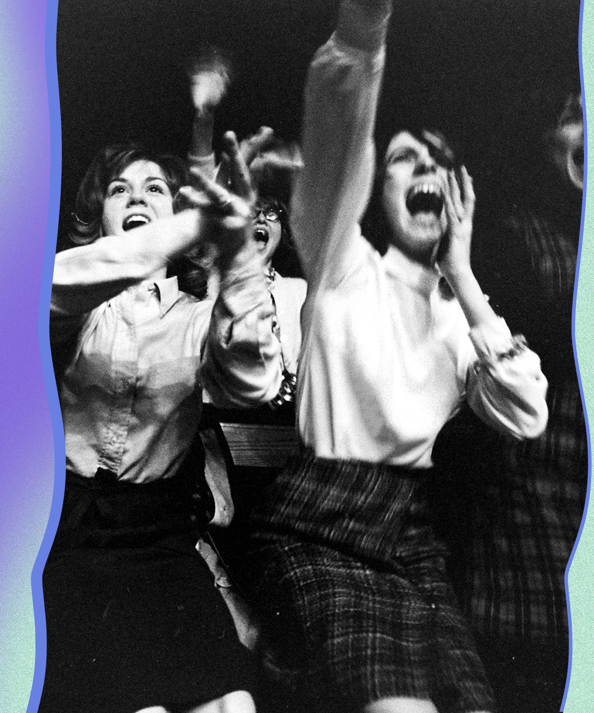 Beatles Fan Girl Fainting Photos: The Beatles' First 'out Of Control'