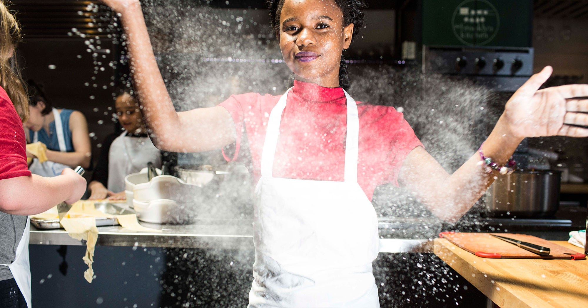 NYC Low Income Homeless Teens Cooking Class Program