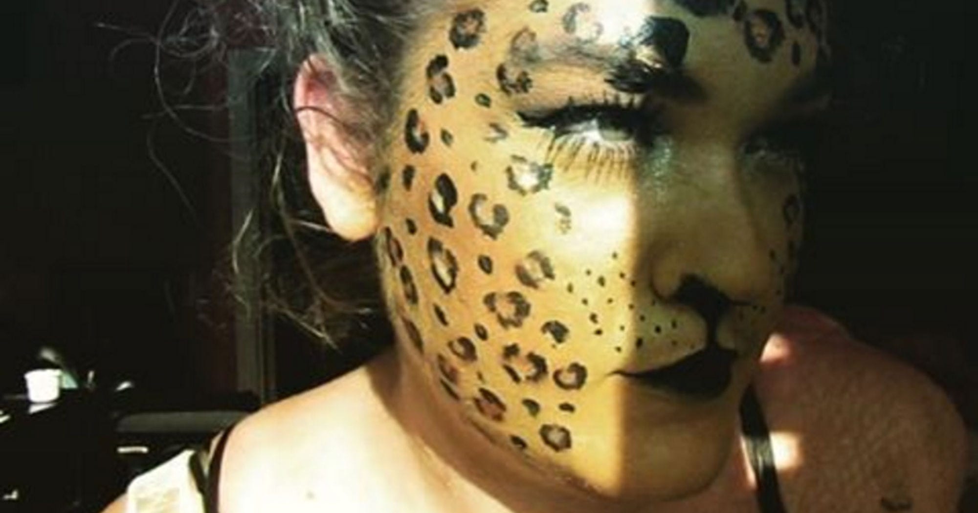 Cheetah Prosthetic Makeup