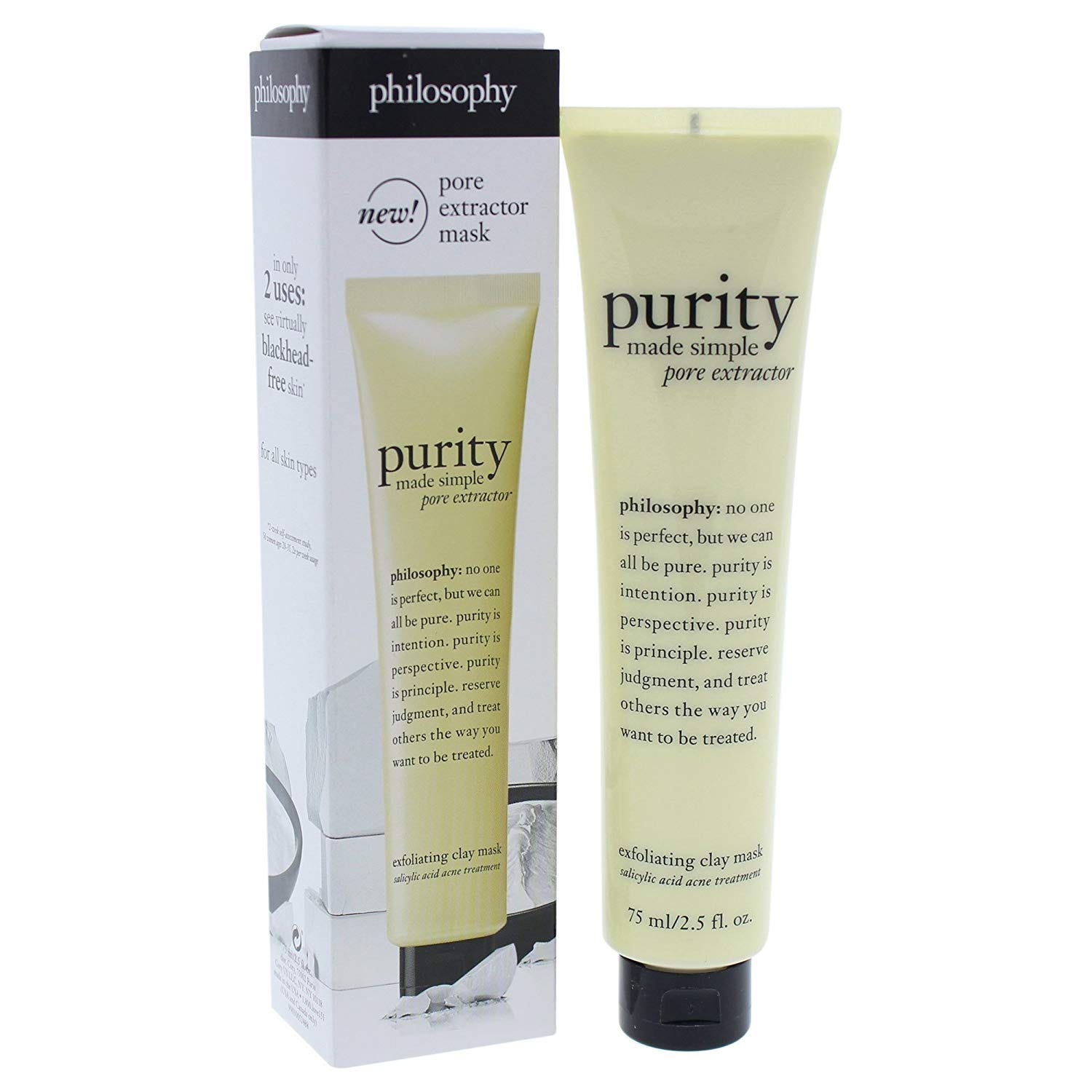 Philosophy + Purity Made Simple Pore Extractor Exfoliating Clay Mask
