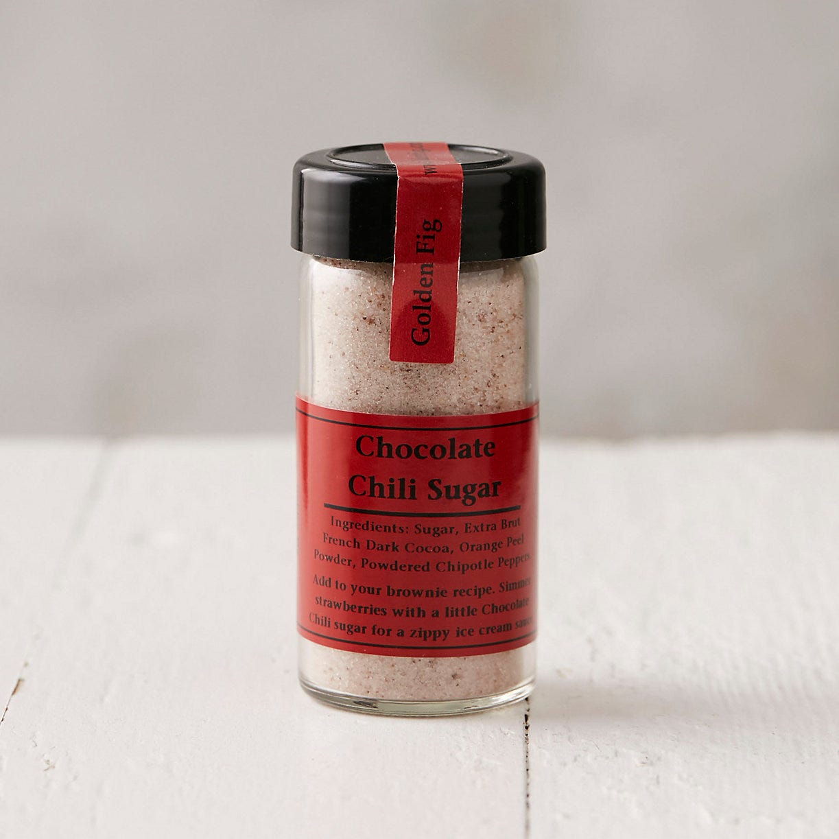 Golden Fig + Chocolate Chili Sugar