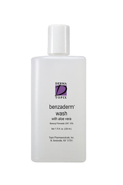 Topix Pharmaceuticals, Inc + Benzaderm 10 Percent Wash with Aloe Vera
