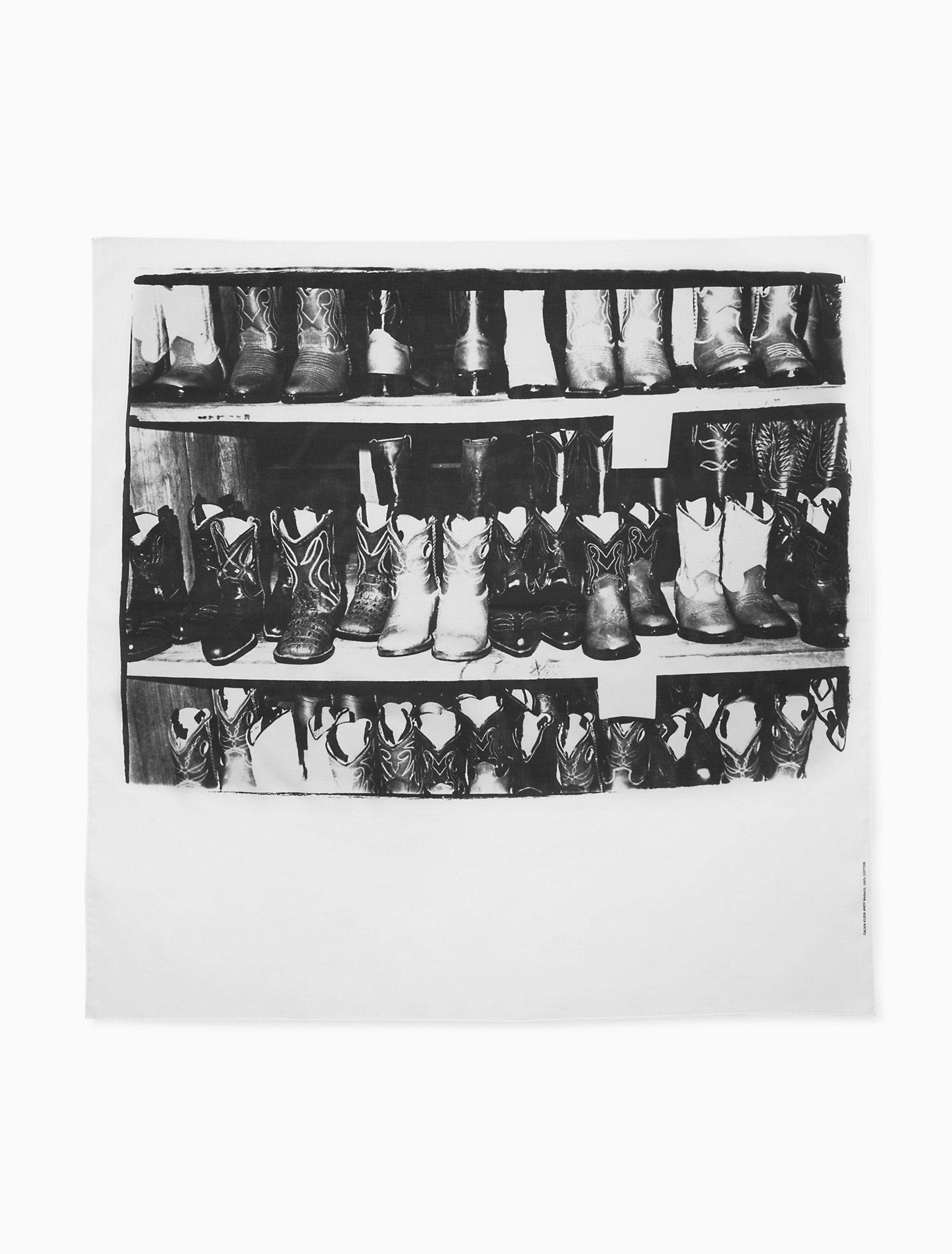 Calvin Klein 205West39NYC + Large Cotton Cowboy Boots Bandana