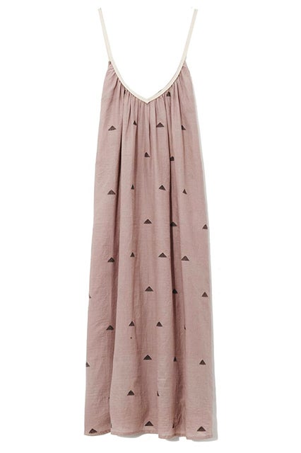 Two New York + Mauve Cotton Triangle Dress