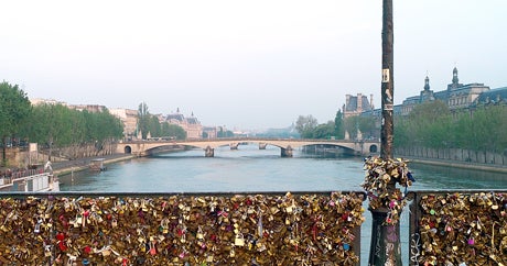 Paris Pont des Arts Bridge Collapse - Love Locks