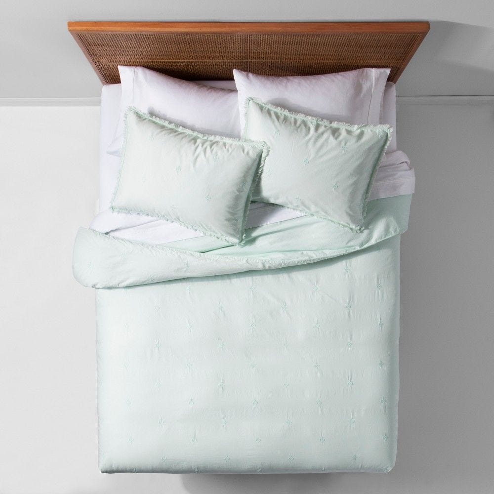 Opalhouse + Garment Washed Embroidered Comforter Set