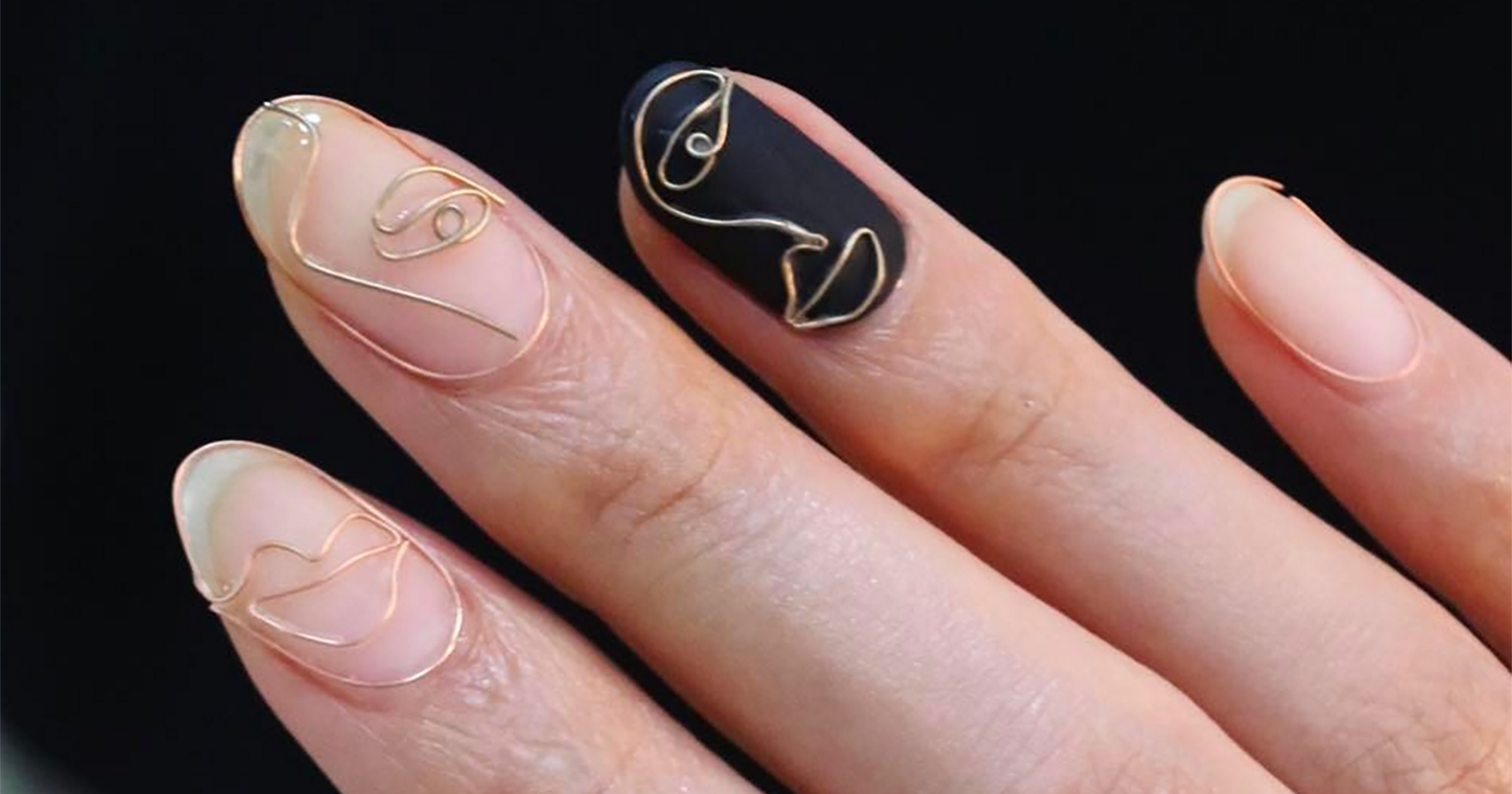 Wire Manicure Nail Art Trend — Unistella Salon