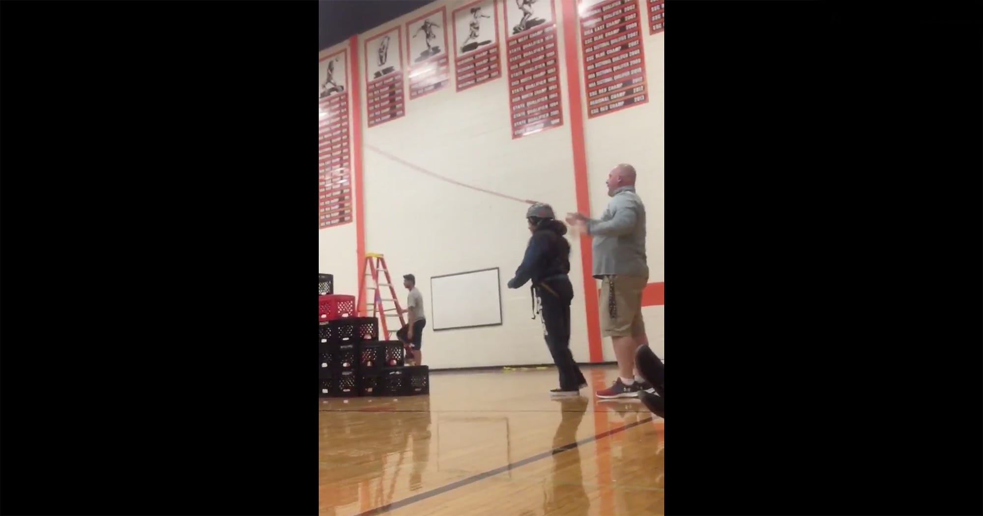 Gym Class Fail Disaster DIY Obstacle Course