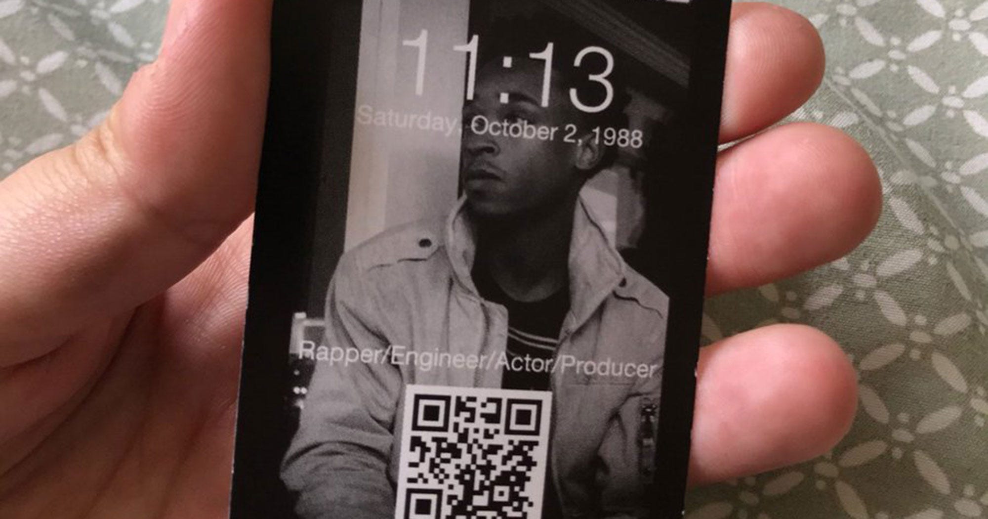 Guy Hands Out Business Cards In Club Hustle Photos