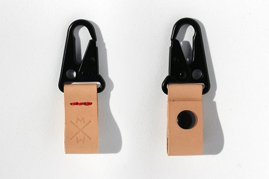 Mooks and Wilson + HK Clip Leather Keychain