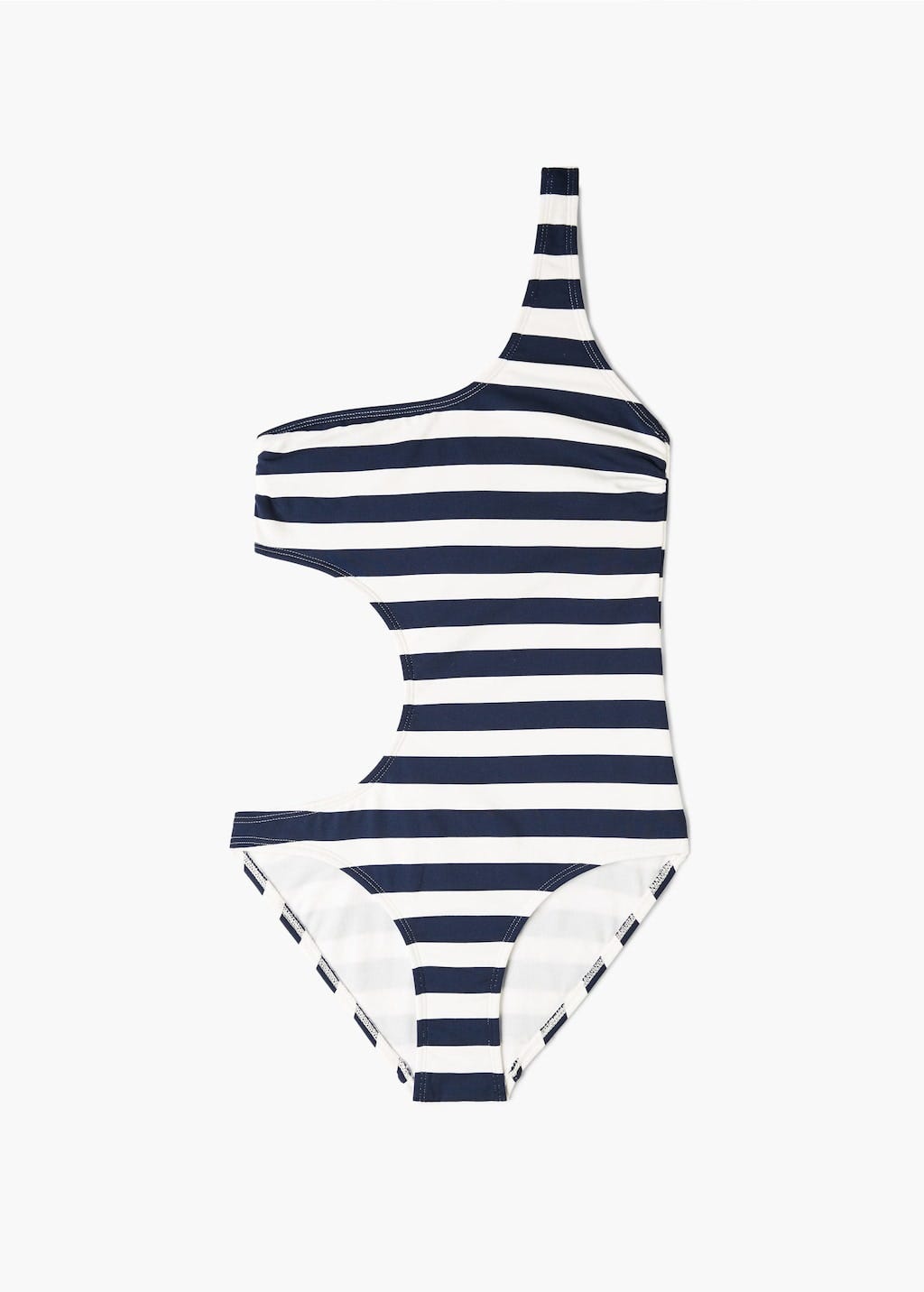Mango + Nautical Assymetric Swimsuit