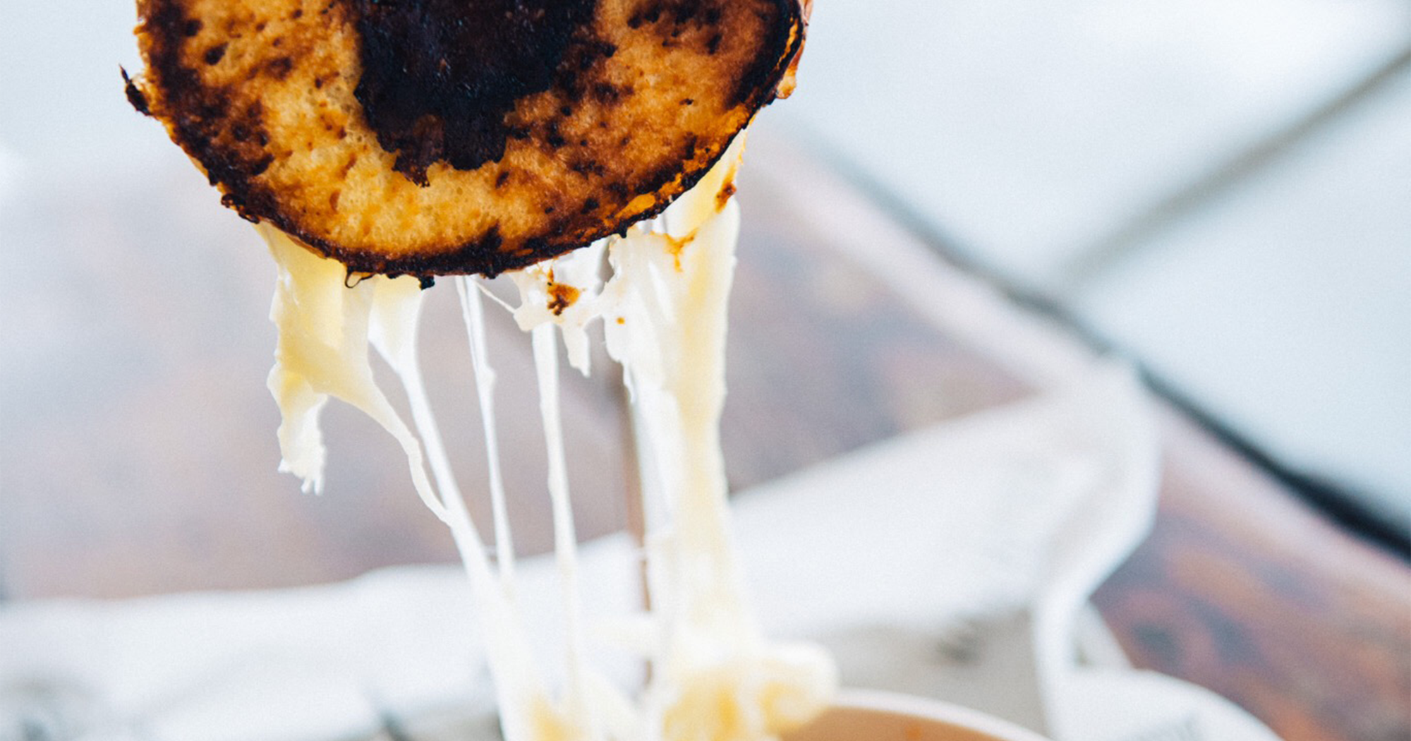 Flamin Hot Doughnut Grilled Cheese Clinton Hall