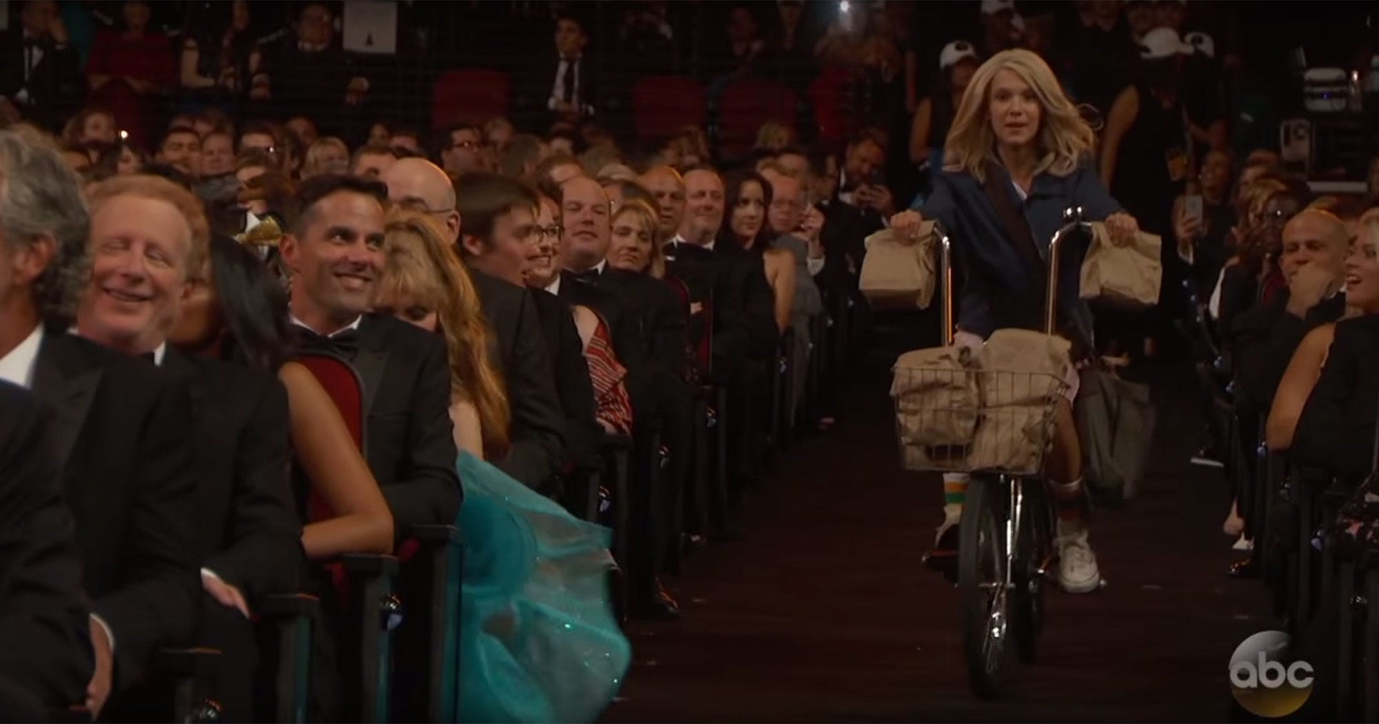 Stranger Things Cast Hands Out Sandwiches - Emmy Awards