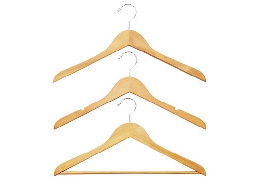 The Container Store + Natural Wood Hangers