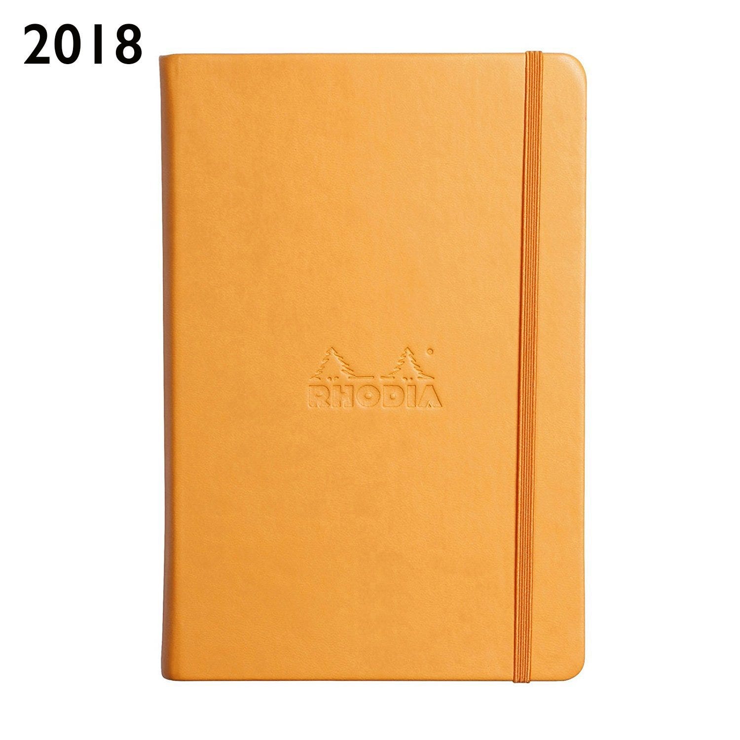 Rhodia + Rhodia 2018 Large Weekly Desk Planner in Orange