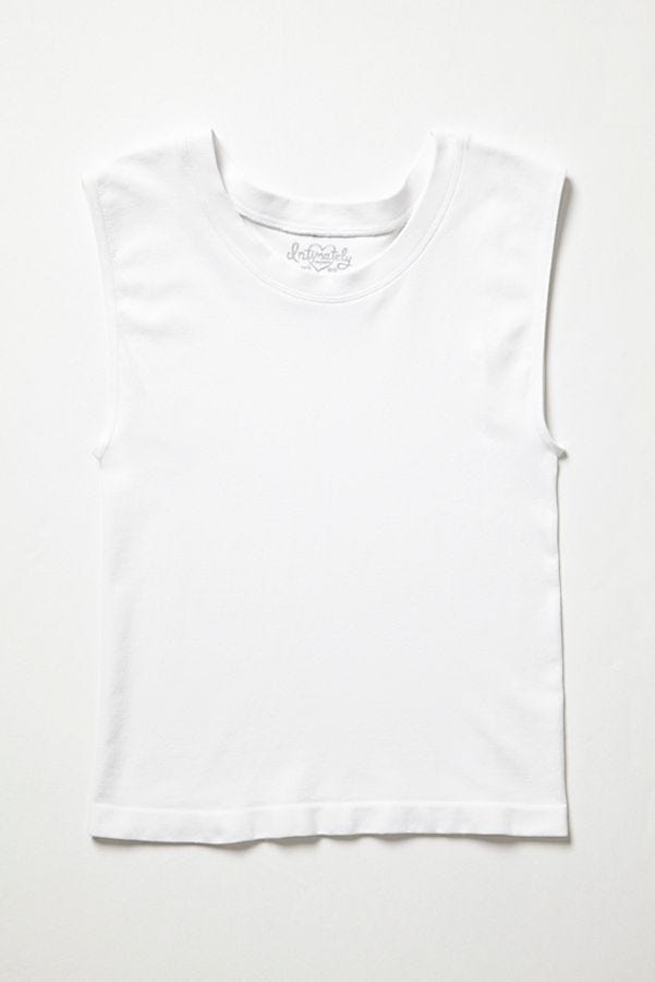 Free People + Cropped Seamless Muscle Tank