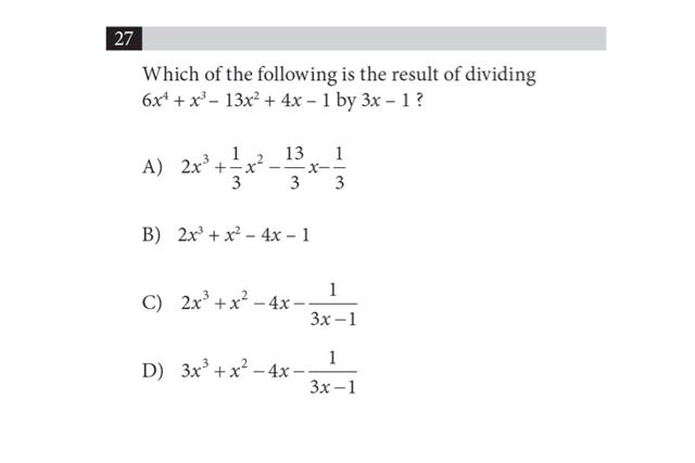 SAT Sample Questions 2016