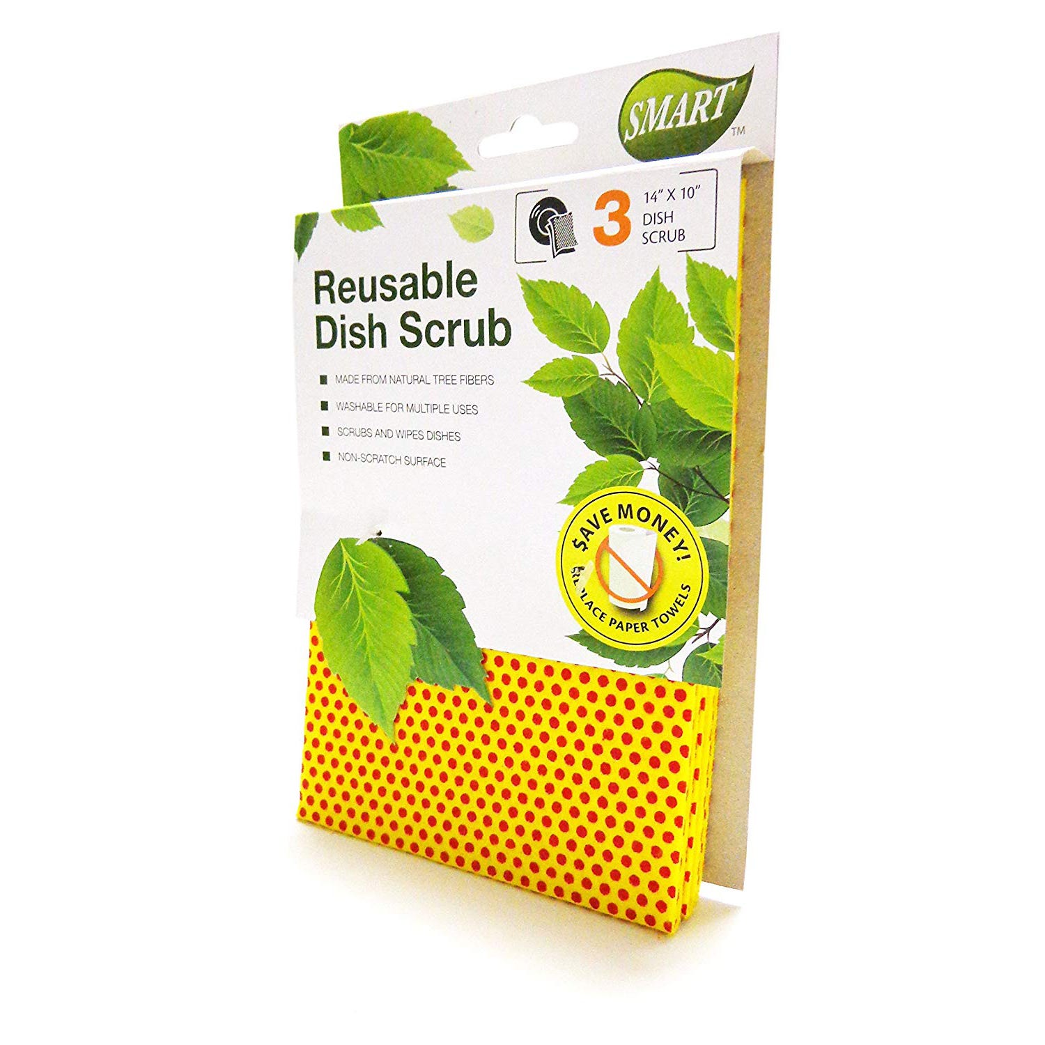 Smart + Reusable Dish Scrub, 3 Ct