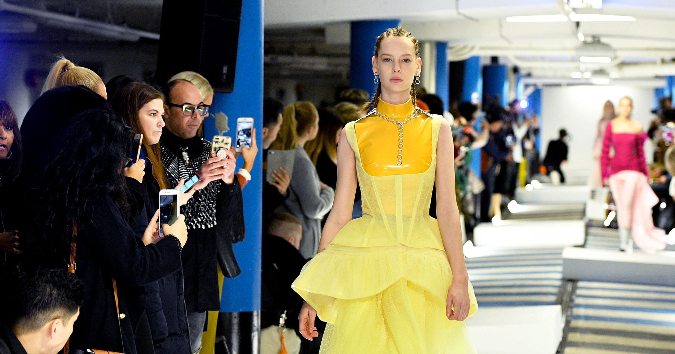 White Models With Cornrows At Toronto Fashion Week