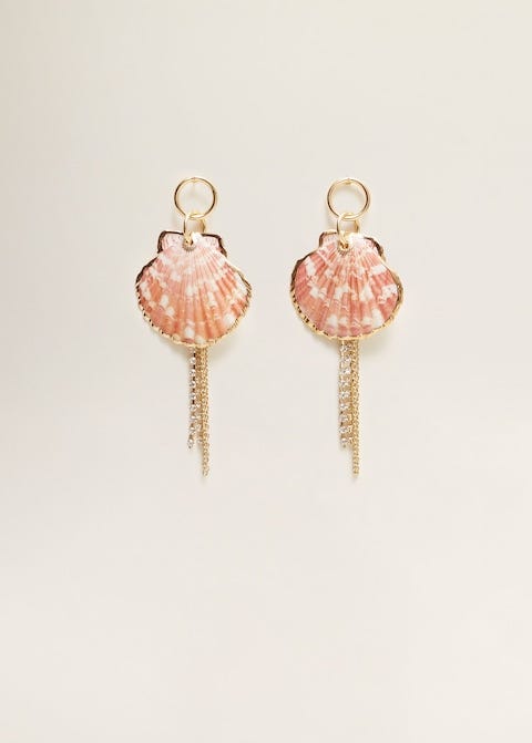 Mango + Shell Earrings