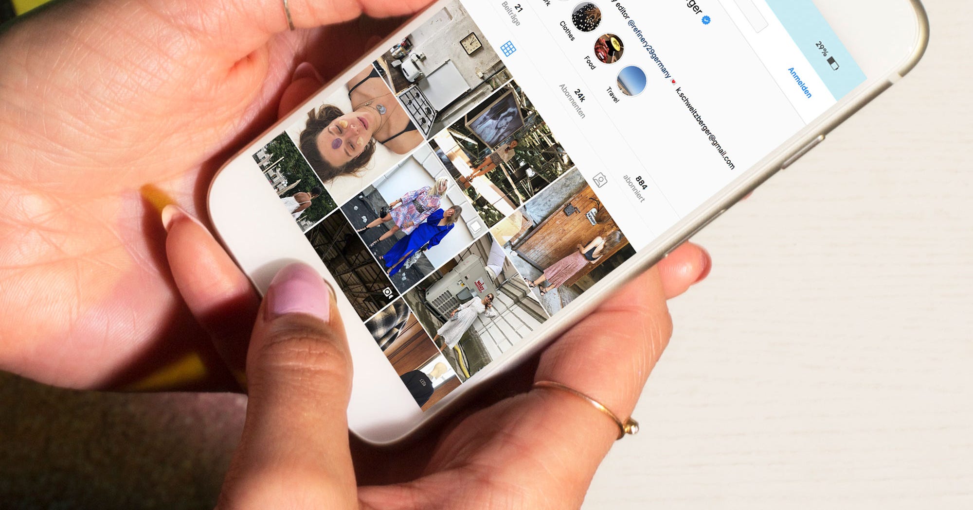 Ein Insta-Feed mit 20 Bildern reicht mir
